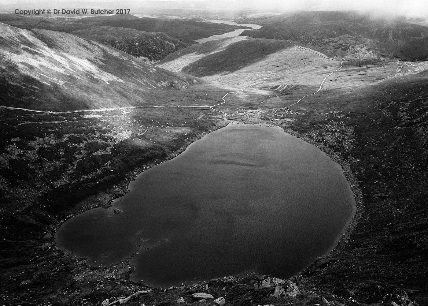 Helvellyn View to Red Tarn and Beyond, Lake District - Dave Butcher