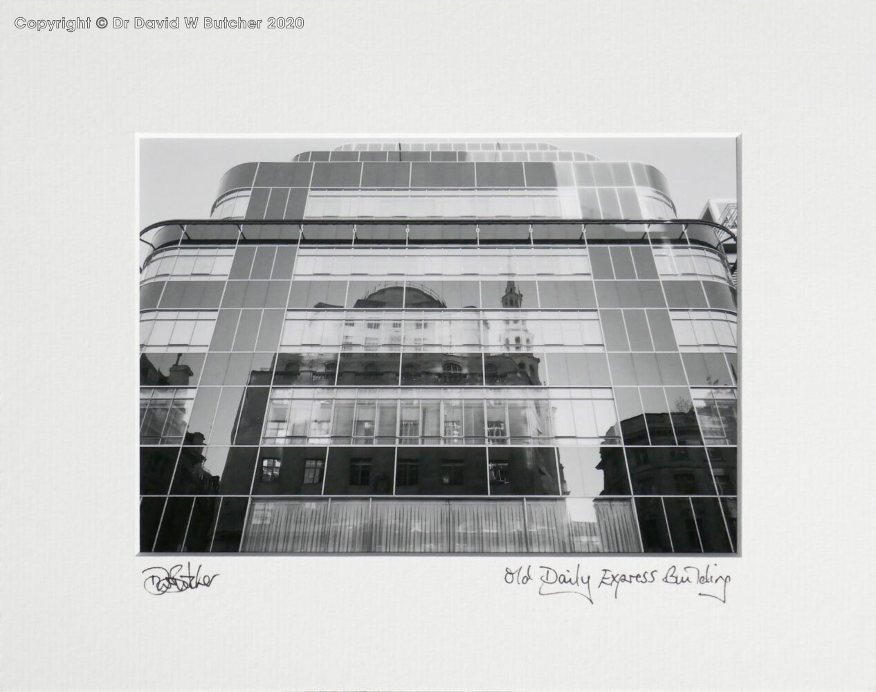 England, London Fleet Street Daily Express Building 25x20cm - Dave Butcher