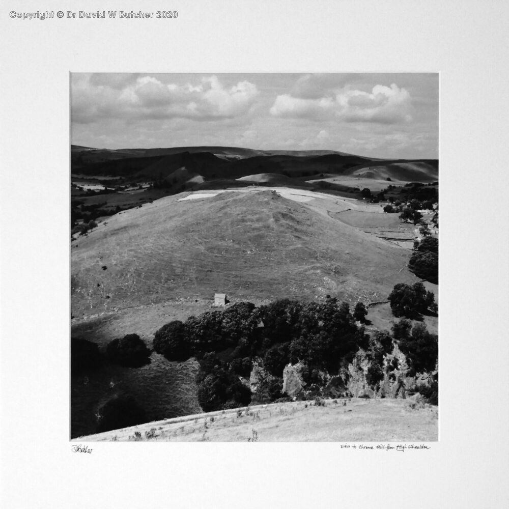 England, Peak District High Wheeldon View to Chrome Hill 50x50cm - Dave ...